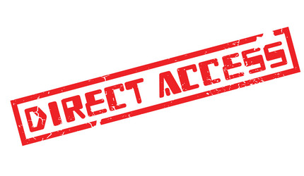 Direct access rubber stamp Royalty Free Vector Image