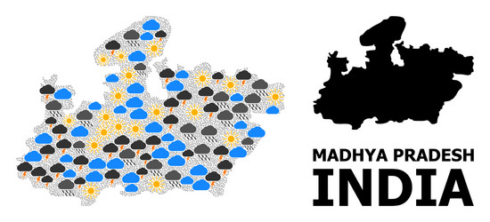 Madhya Pradesh Map Vector Images (over 510)