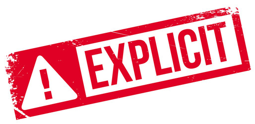 Parental advisory explicit content label Vector Image