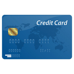 Font for credit cards Royalty Free Vector Image