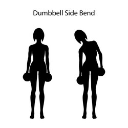 Dumbbell Side Bend Vector Images (37)