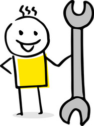 Stick Figure Construction Worker Vector Images (over 320)