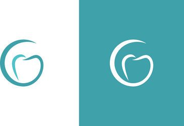 Tooth abstract logo Royalty Free Vector Image - VectorStock