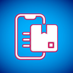 Set document tracking marker system icon isolated Vector Image