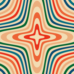 Psychedelic retro groove background Royalty Free Vector