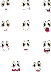 A face Royalty Free Vector Image - VectorStock