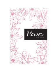 Spring invitation card Royalty Free Vector Image