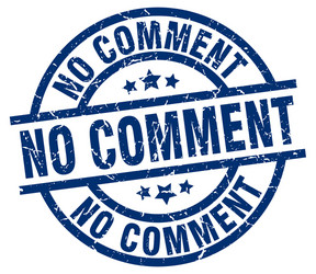 No comment stamp sign seal Royalty Free Vector Image