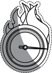 Speedometer Fire Tachometer Vector Images (over 100)