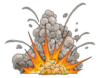 Shatter and destruction dark triangle explosion Vector Image