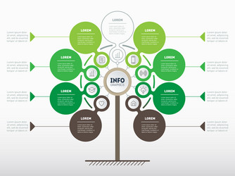 Infographic Tree 9 Vector Images (over 130)