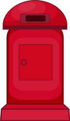 An animated design of mailbox Royalty Free Vector Image