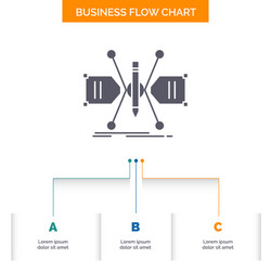 Architect constructing grid sketch structure flat Vector Image
