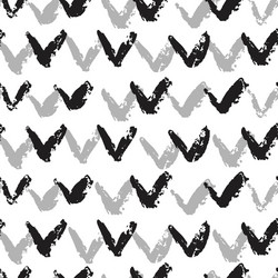 Hand drawn check mark seamless pattern rough Vector Image