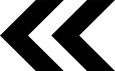 Shift left flat icon Royalty Free Vector Image