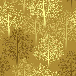 Tree seamless pattern Royalty Free Vector Image