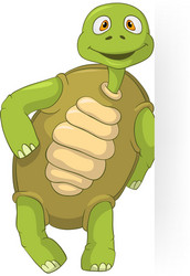 Fun zoo turtle Royalty Free Vector Image - VectorStock