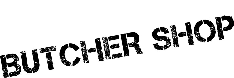 Butchery rubber stamp Royalty Free Vector Image
