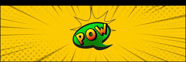Blank Comic Book Pow Vector Images (over 120)