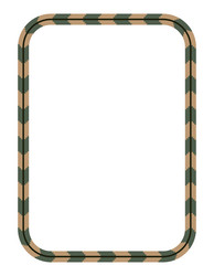 Ethnic frame rectangular border Royalty Free Vector Image