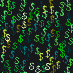 Dollar money currency symbol background Royalty Free Vector