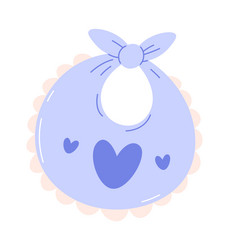 Baby bib Royalty Free Vector Image - VectorStock