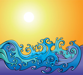 Cartoon Ocean Waves Vector Images (over 36,000)