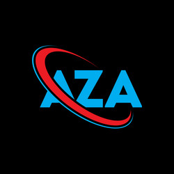 Aza logo letter design Royalty Free Vector Image