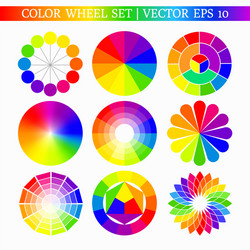 Abstract color wheel Royalty Free Vector Image