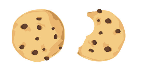 Bitten Cookie Clip Art