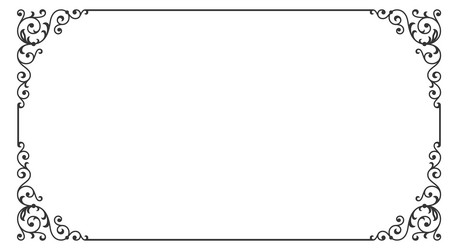 Decorative page border Royalty Free Vector Image