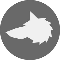 Head wolf sign Royalty Free Vector Image - VectorStock