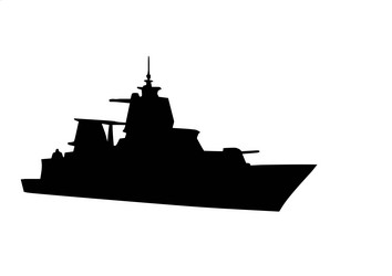 Warship Royalty Free Vector Image - VectorStock