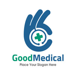 Good doctor logo template this design use Vector Image