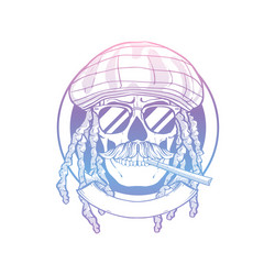 Rasta Skull Vector Images (over 140)