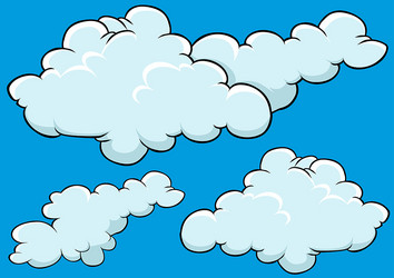 Blue Clouds Clipart Vector Images (over 2,600)