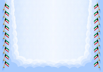 Kuwait Flag Paper Vector Images (over 100)