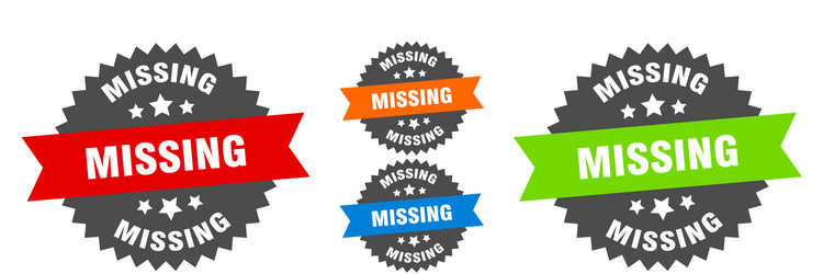 Missing Sign Vector Images (over 4,200)