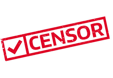 Censor rubber stamp Royalty Free Vector Image - VectorStock