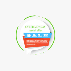 Promotion banner bubble Royalty Free Vector Image