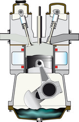 Compression stroke Royalty Free Vector Image - VectorStock