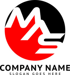 Ma letter logo Royalty Free Vector Image - VectorStock