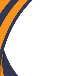 Orange and black corner border Royalty Free Vector Image