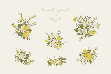 Yellow rose flower border Royalty Free Vector Image