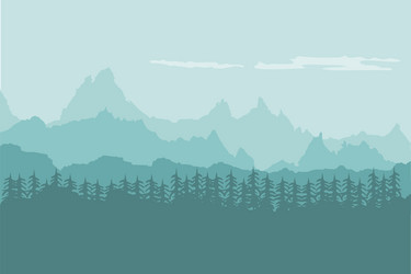 Forest game background 2d application Royalty Free Vector
