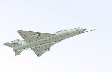 Mig 21 Vector Images (71)