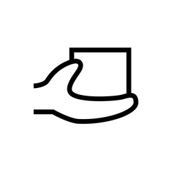 Delivery key performance indicator icon with blue Vector Image