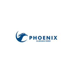 Phoenix wing logo animal abstract luxury phoenix Vector Image
