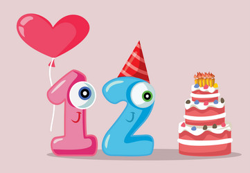 12 Year Anniversary Vector Images (over 680)