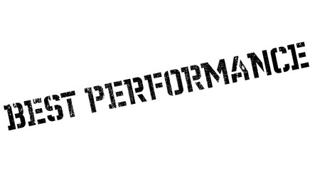 Best performance rubber stamp Royalty Free Vector Image